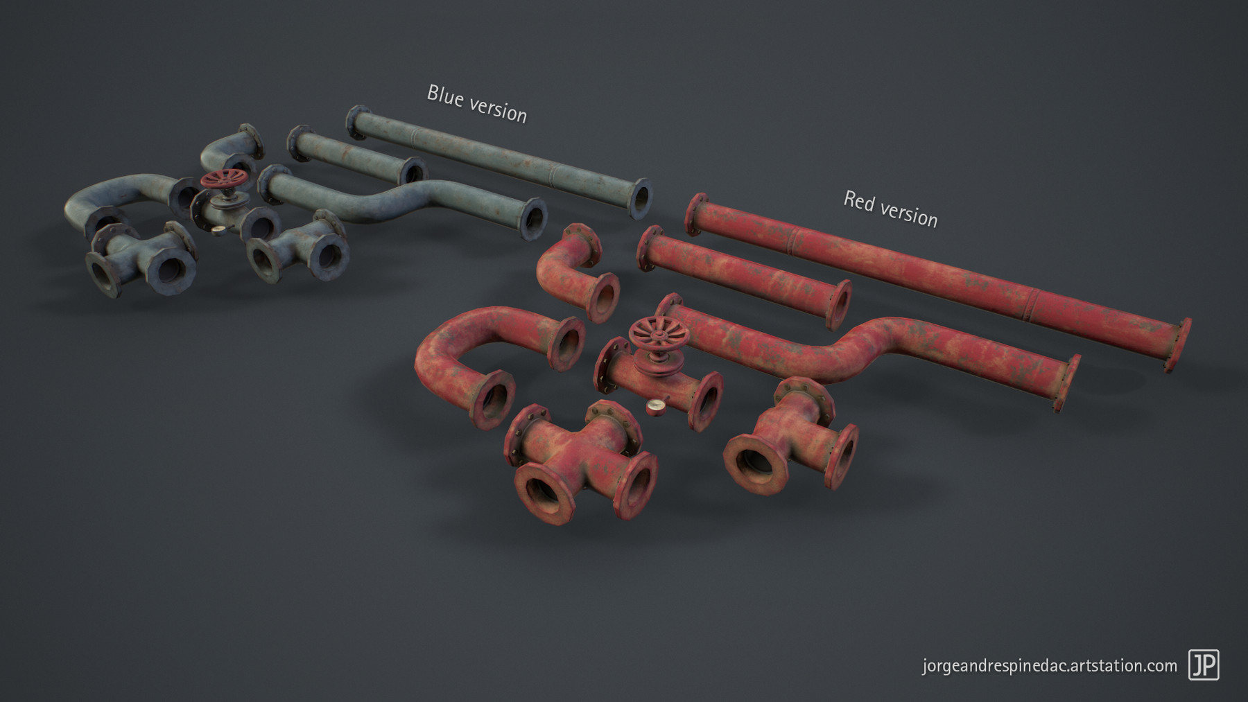 ArtStation - Pipes Pack - Modular Set | Resources