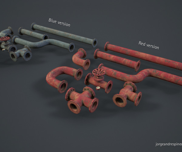 ArtStation - Pipes Pack - Modular Set | Resources