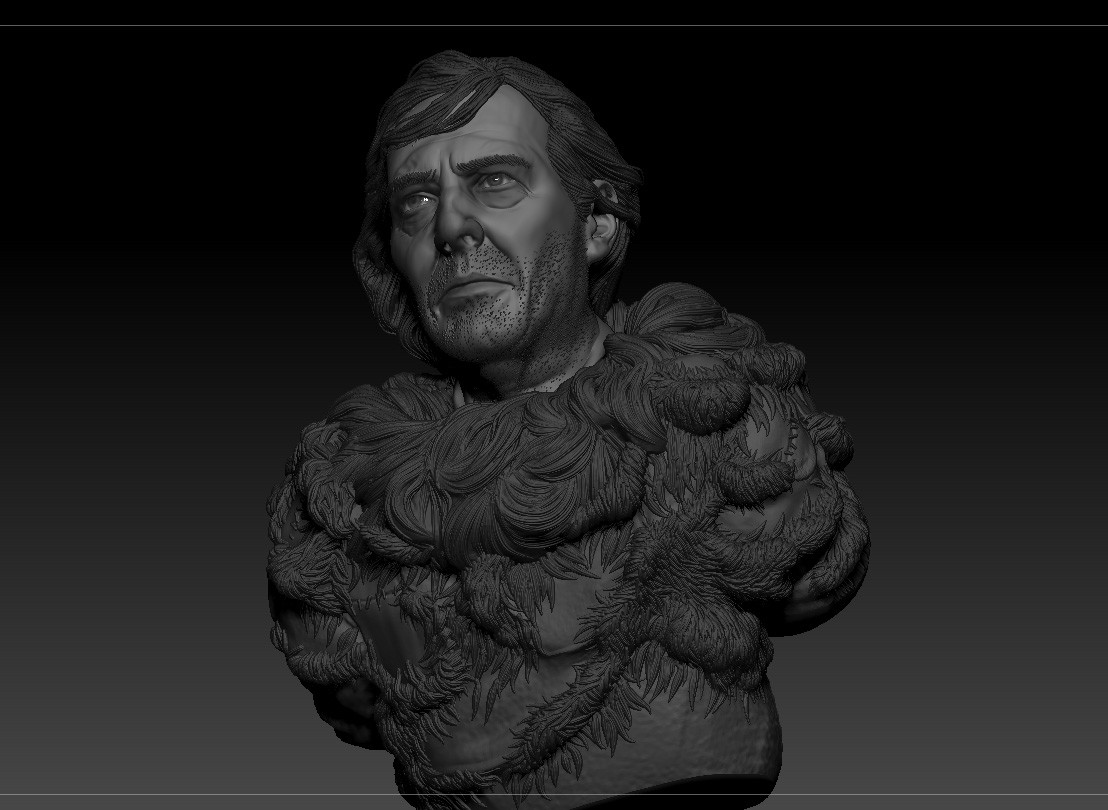 ArtStation - Ciarán Hinds - Mance Rayder - Game Of Thrones | Resources