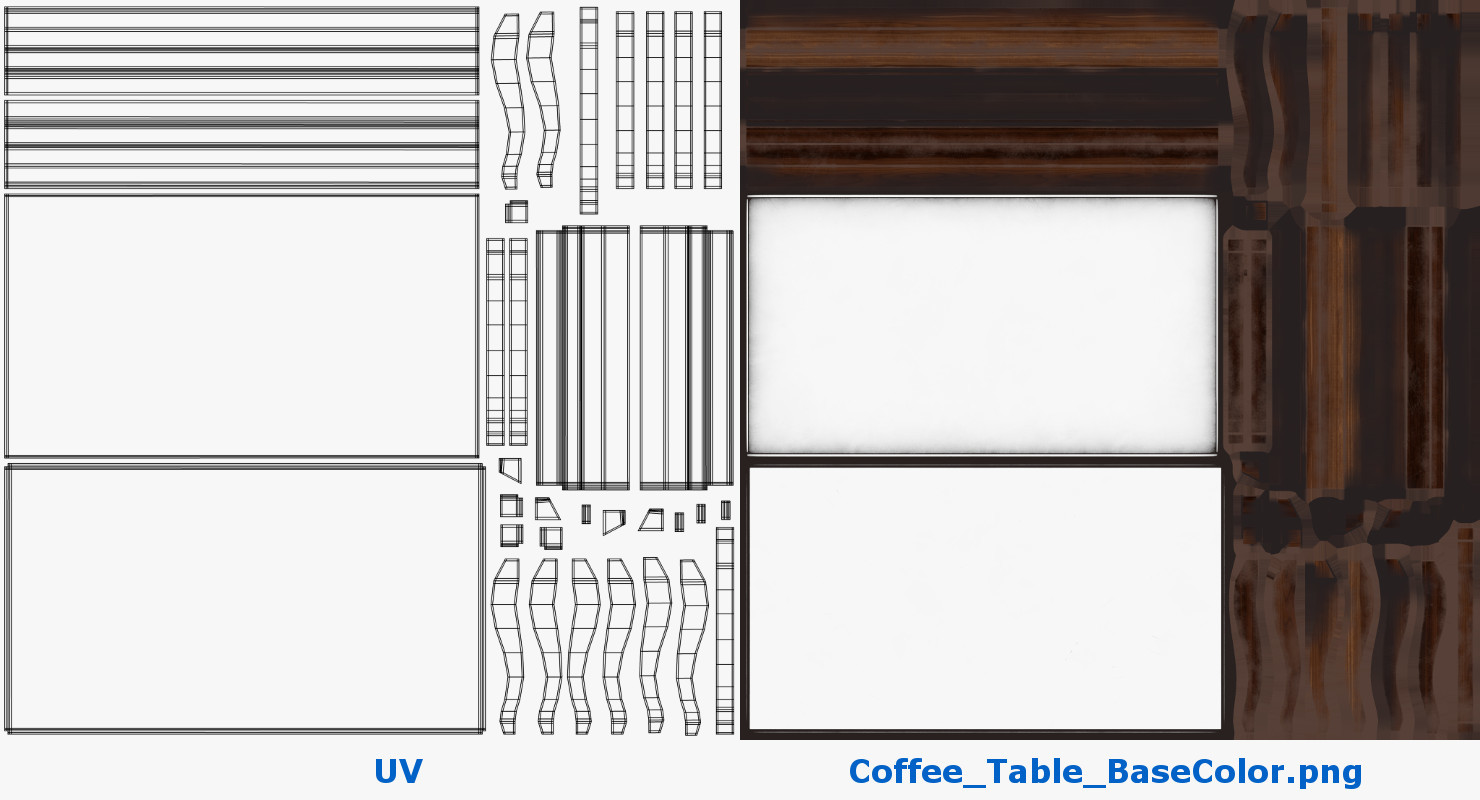 ArtStation - Coffee Table Textured | Resources