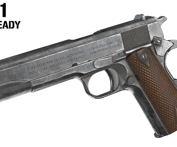 ArtStation - M1911 - Game Ready | Game Assets