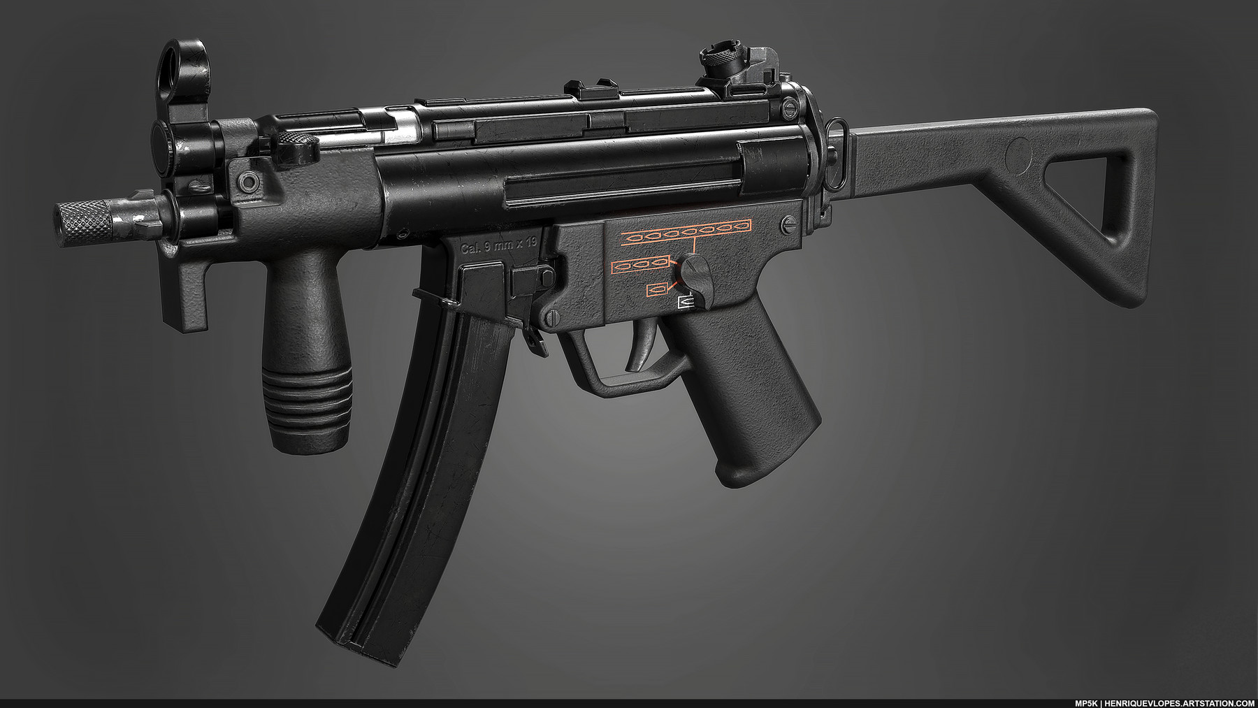 ArtStation - MP5K - Game Ready | Game Assets