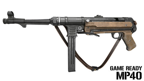 ArtStation - MP40 - Game Ready | Game Assets