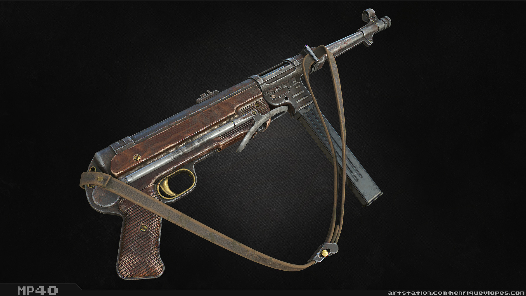 ArtStation - MP40 - Game Ready | Game Assets