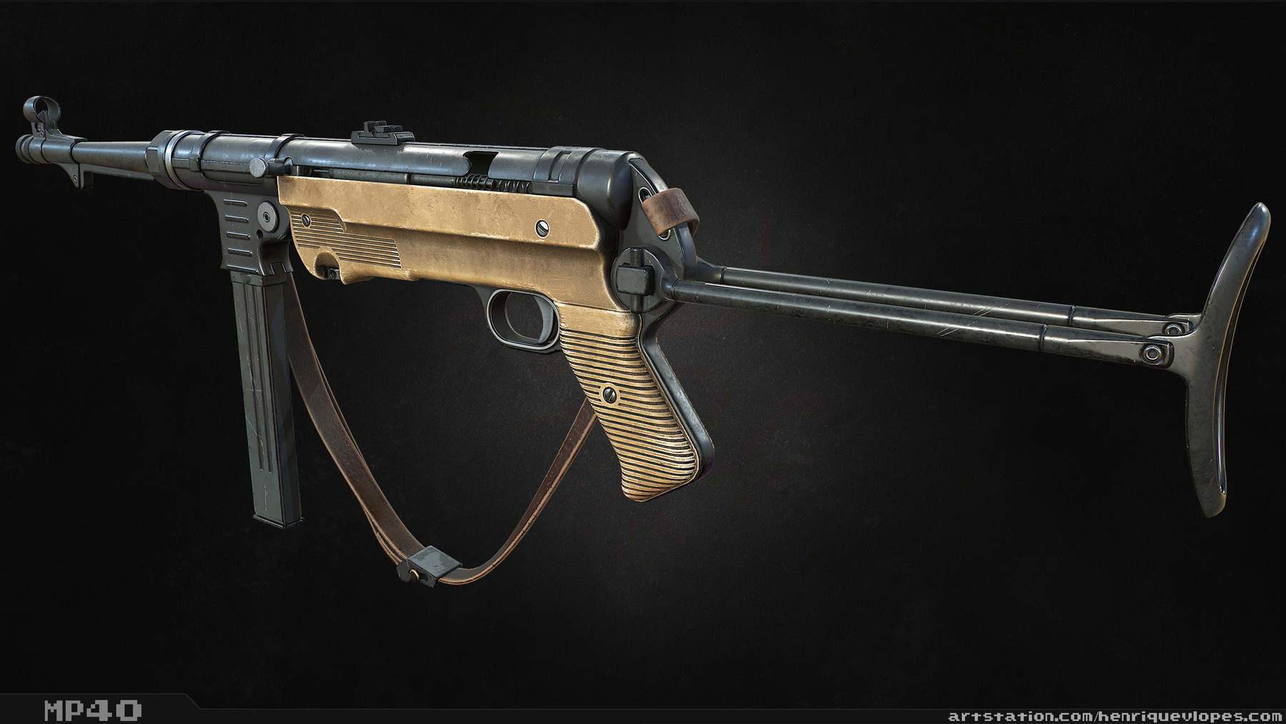 ArtStation - MP40 - Game Ready | Game Assets