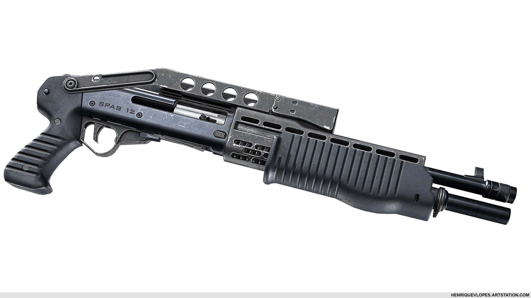 ArtStation - SPAS12 - Game Ready | Game Assets