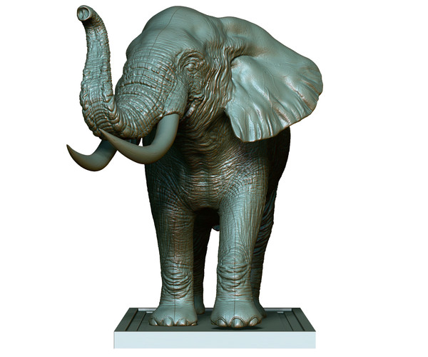 ArtStation - Elephant 3D Printing | Resources