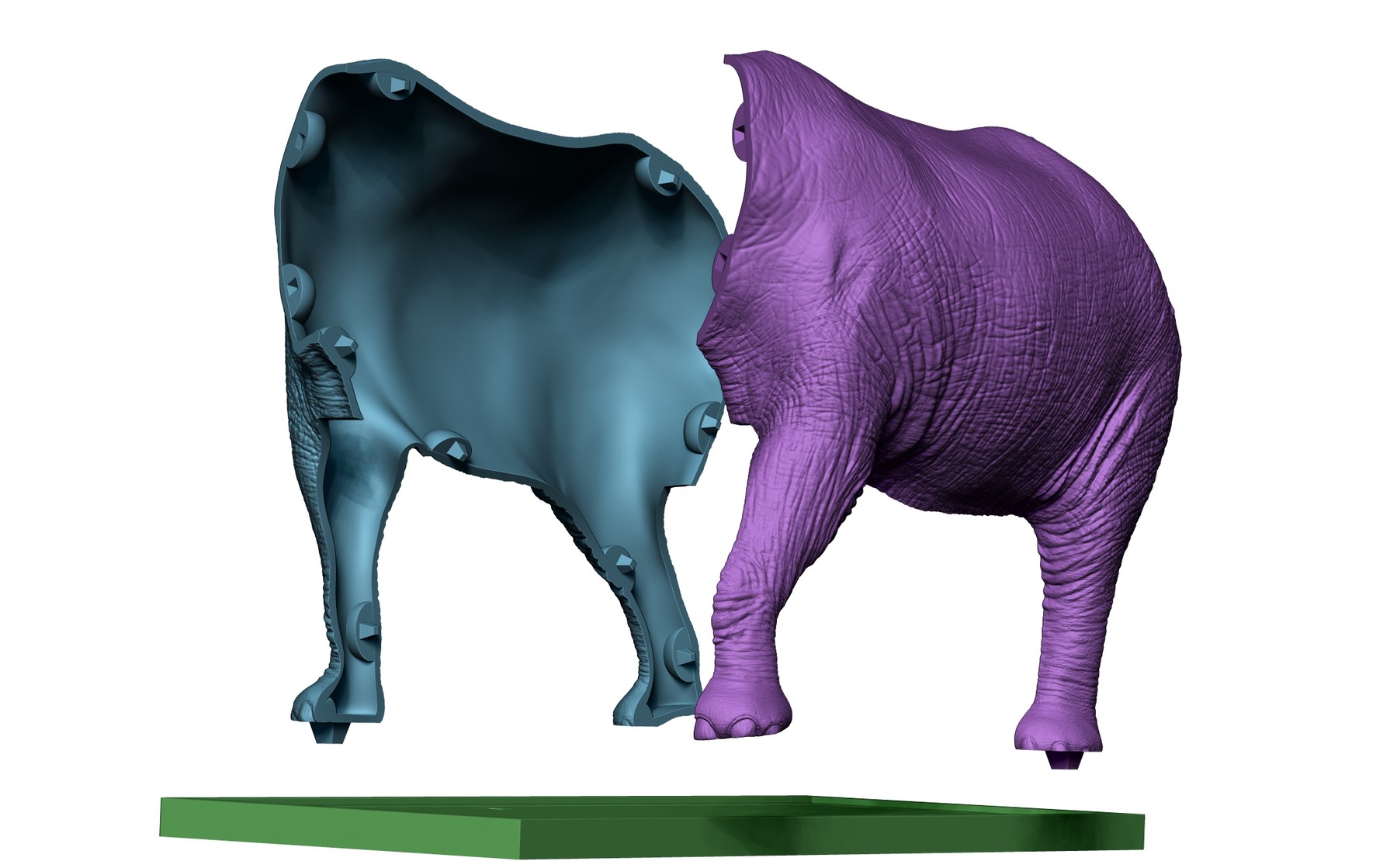 ArtStation - Elephant 3D Printing | Resources