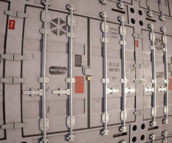 ArtStation - Shipping Containers - Substance Designer | Resources