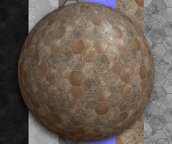 ArtStation - Tile 02 - PBR | Resources