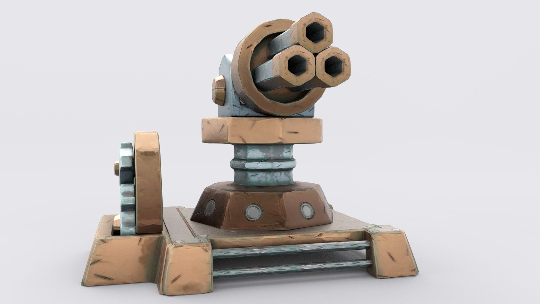 ArtStation - Cartoon Turret | Resources