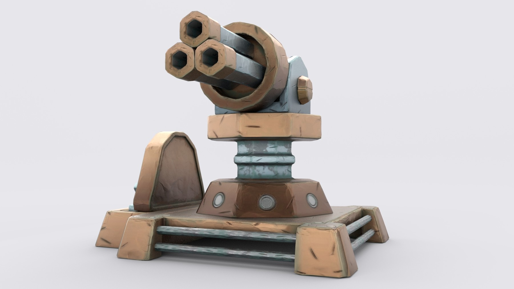 ArtStation - Cartoon Turret | Resources
