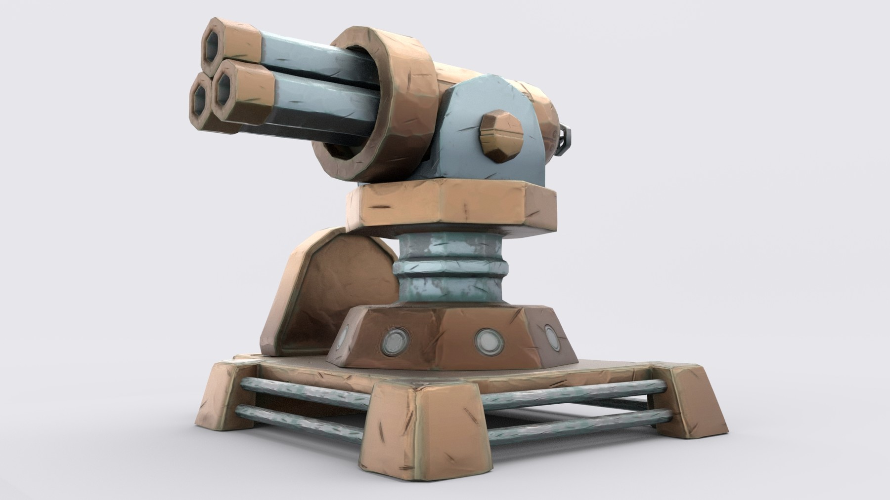 ArtStation - Cartoon Turret | Resources