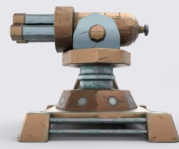 ArtStation - Cartoon Turret | Resources