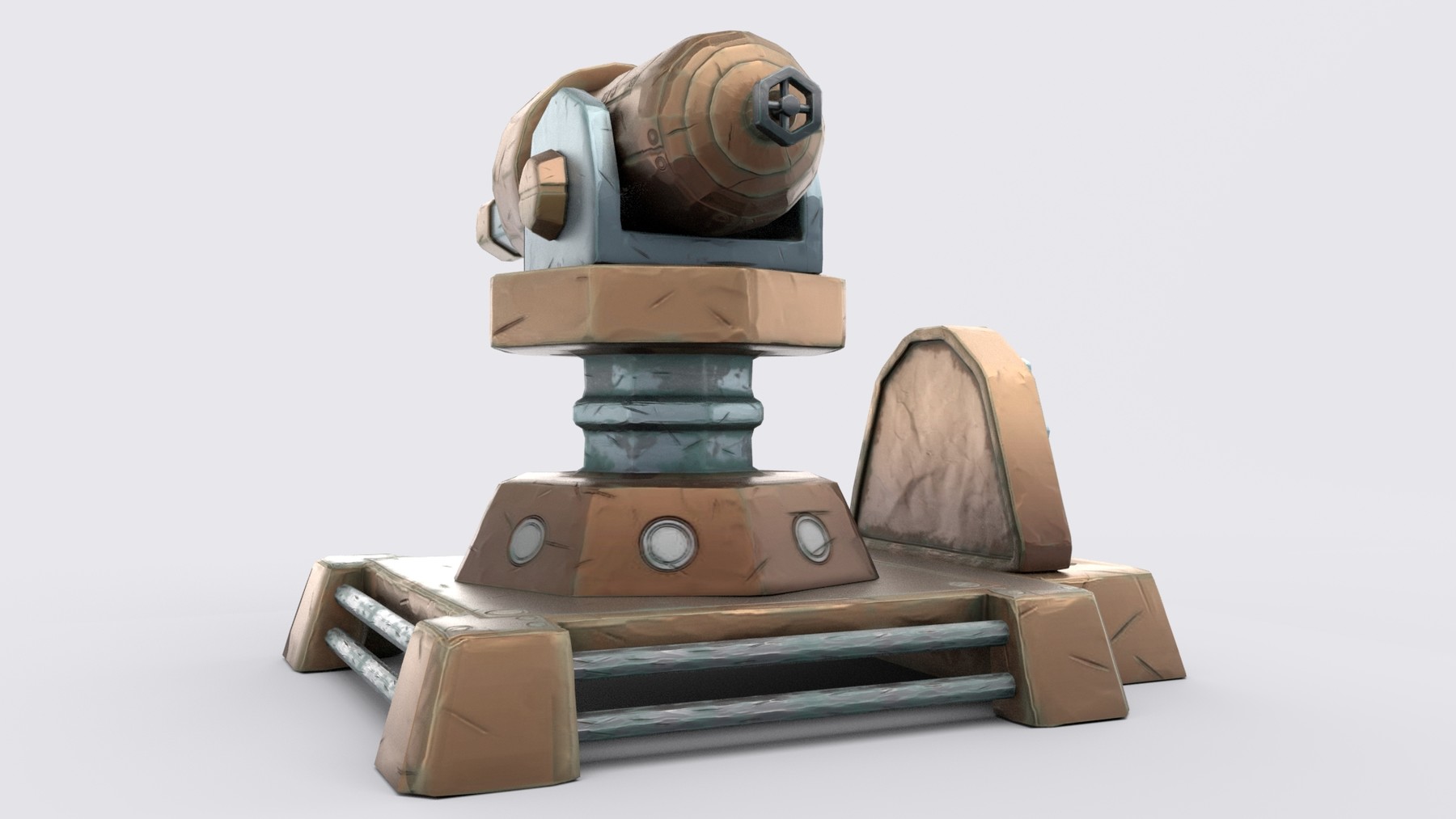 ArtStation - Cartoon Turret | Resources