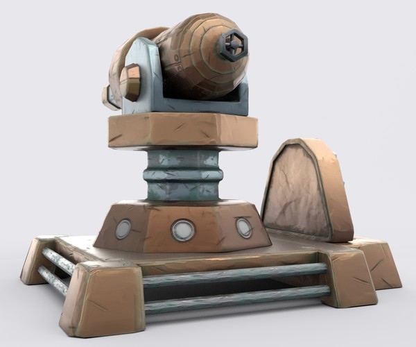 ArtStation - Cartoon Turret | Resources
