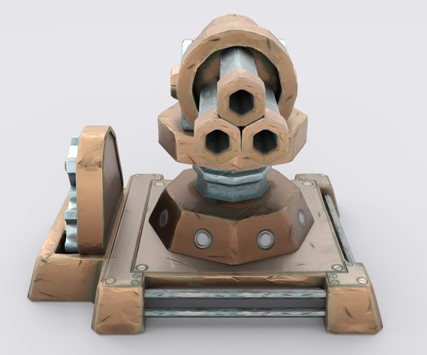 ArtStation - Cartoon Turret | Resources