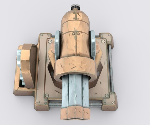 ArtStation - Cartoon Turret | Resources