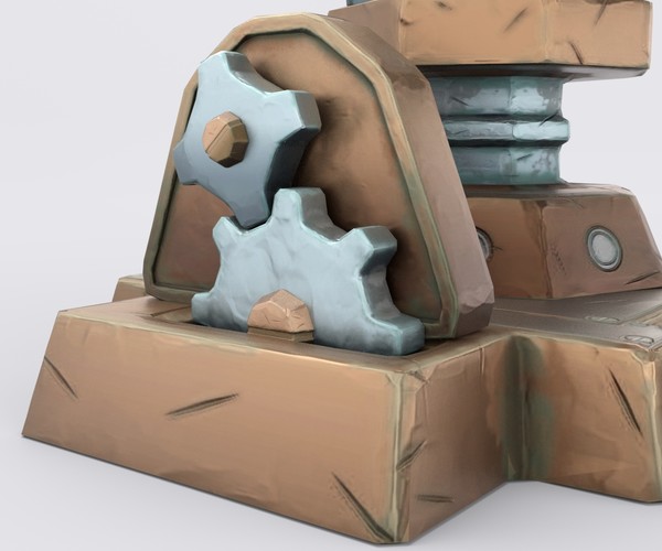 ArtStation - Cartoon Turret | Resources