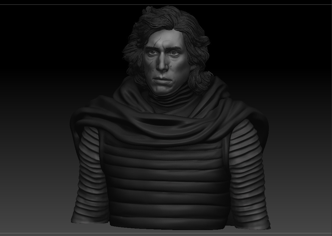 ArtStation - Adam Driver - Kylo Ren - Ben Solo - Star Wars | Resources