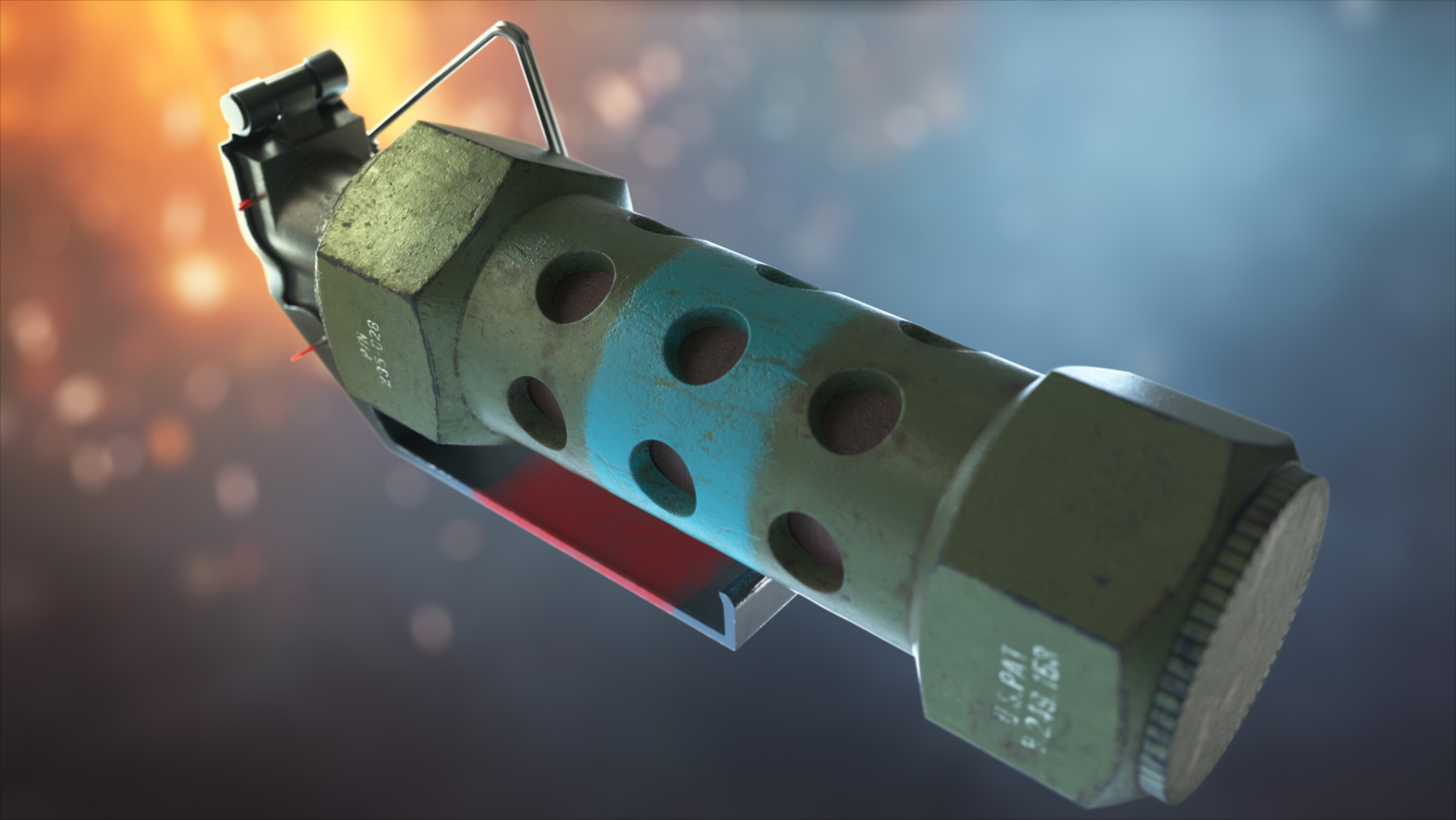 ArtStation - M84 Stun \ Flash Granade | Game Assets