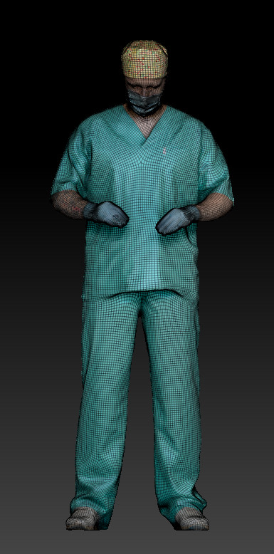 ArtStation - Male surgical doctor ready for surgery 42 | Game Assets