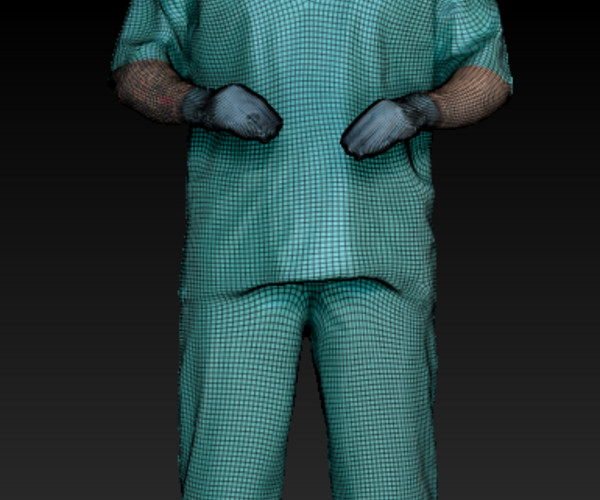ArtStation - Male surgical doctor ready for surgery 42 | Game Assets