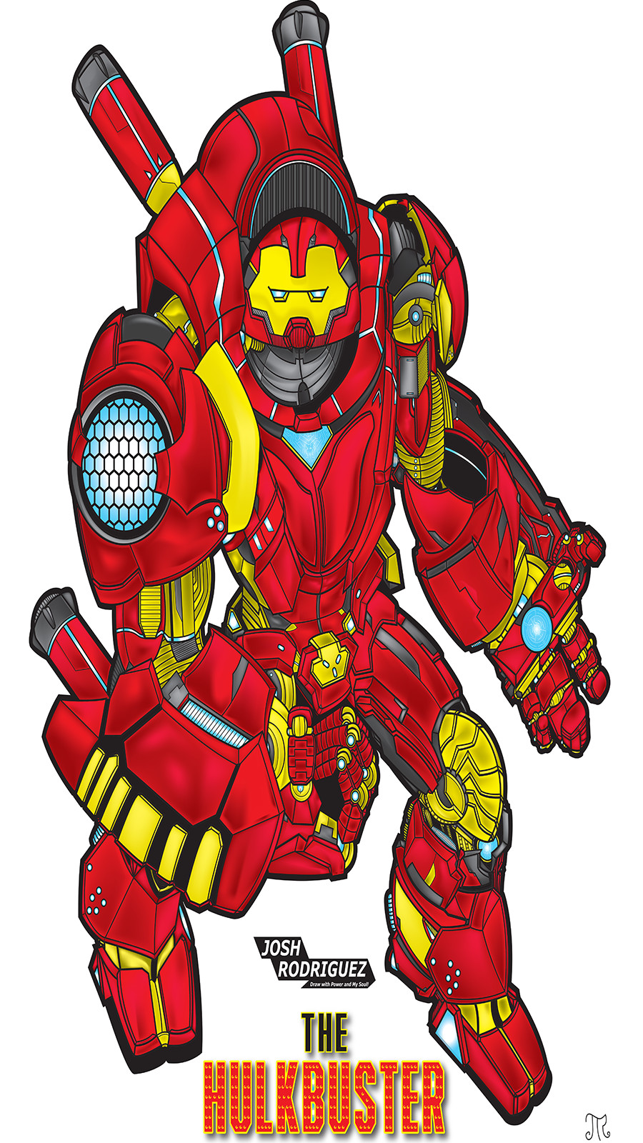 ArtStation - HulkBuster - full color | Artworks