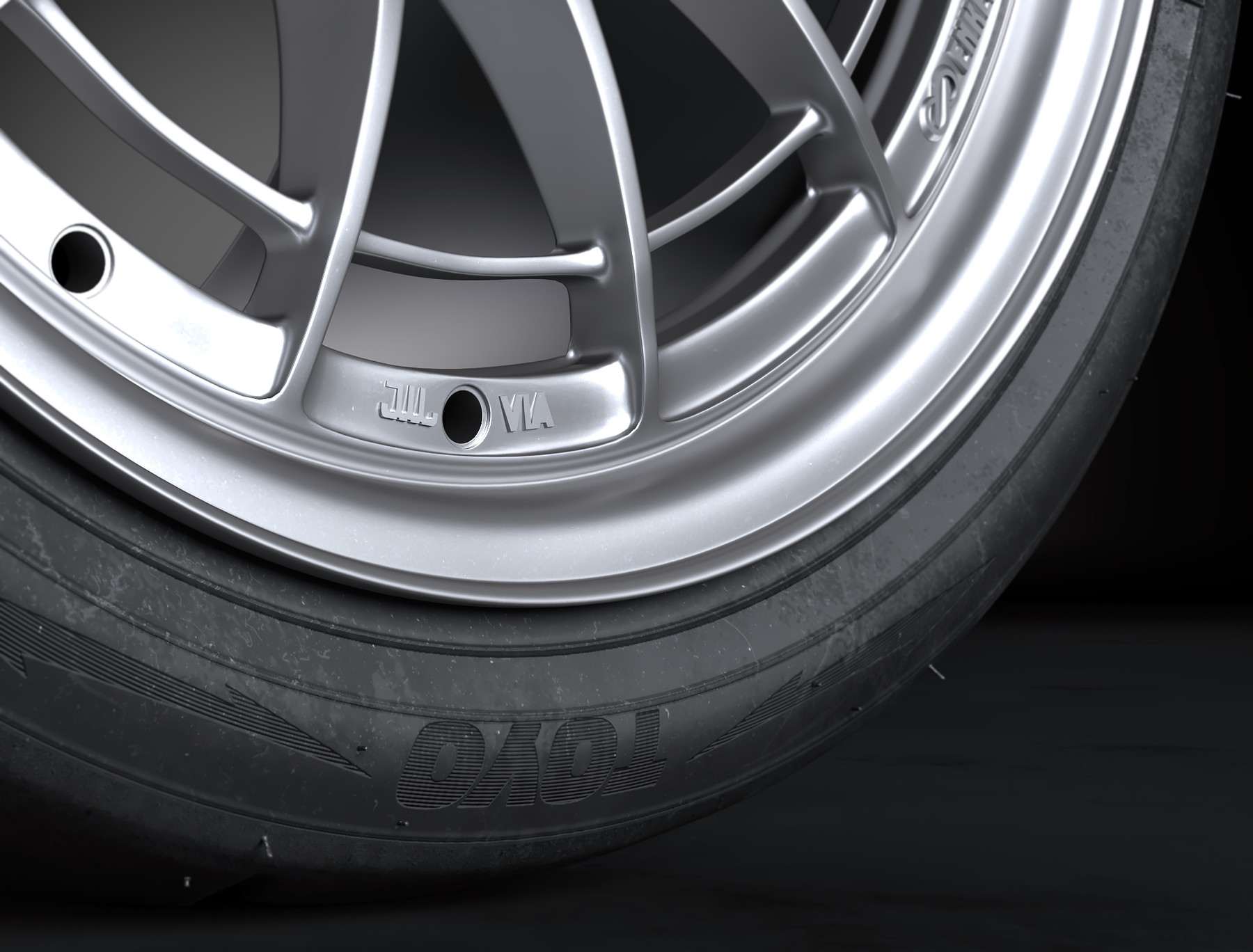 ArtStation - TOYO TIRES R888R 3D Model Pack + Low Poly | 3D Assets
