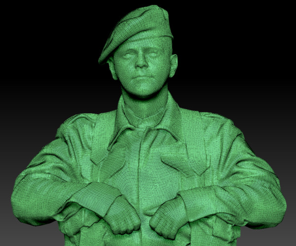 ArtStation - British commando from World War 2 44 | Game Assets
