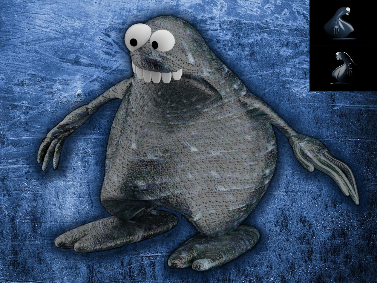 ArtStation - Blue Monster | Resources