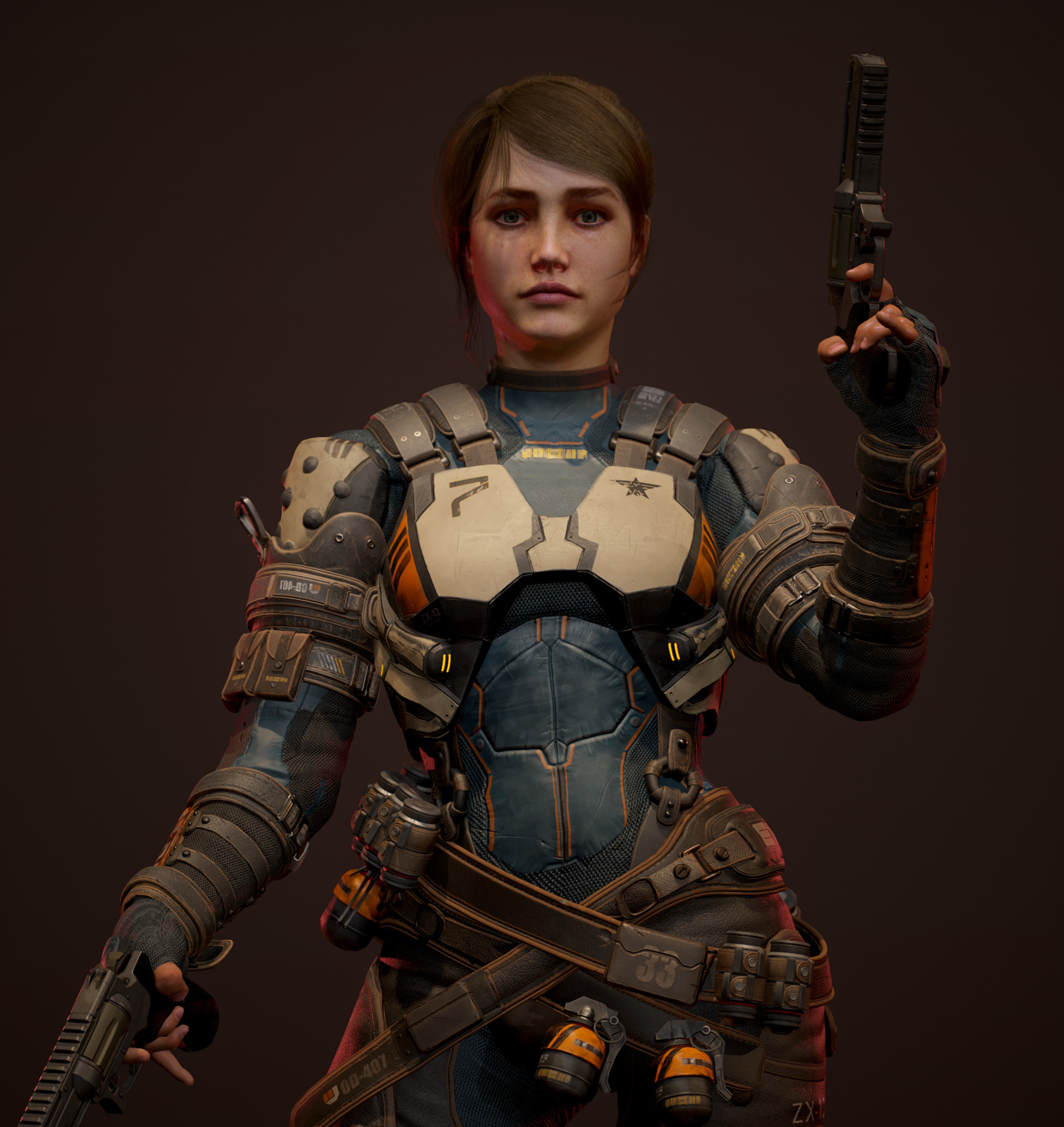 ArtStation - Female Mercenary Real Time | Resources