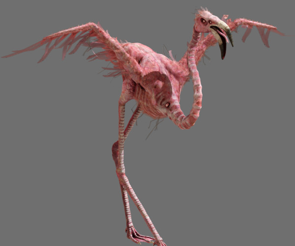ArtStation - Flamingo Monster | Game Assets