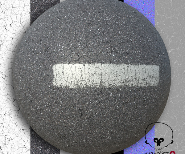 ArtStation - Asphalt 01 - PBR | Resources