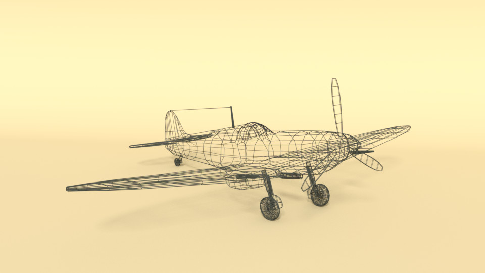 ArtStation - Low Poly Cartoon Supermarine Spitfire MKII | Resources