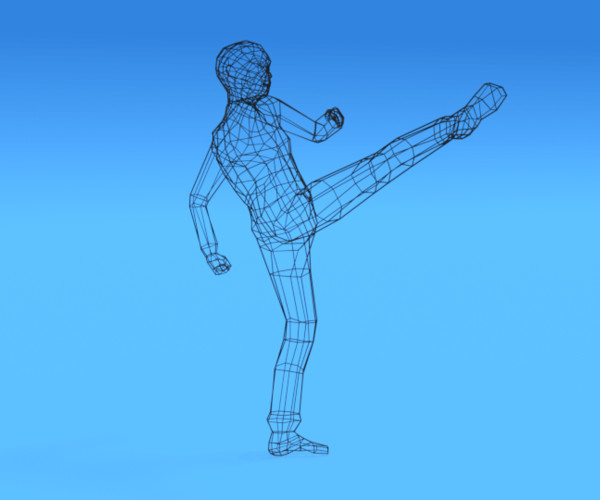 ArtStation - Low Poly Kid Fighting | Resources