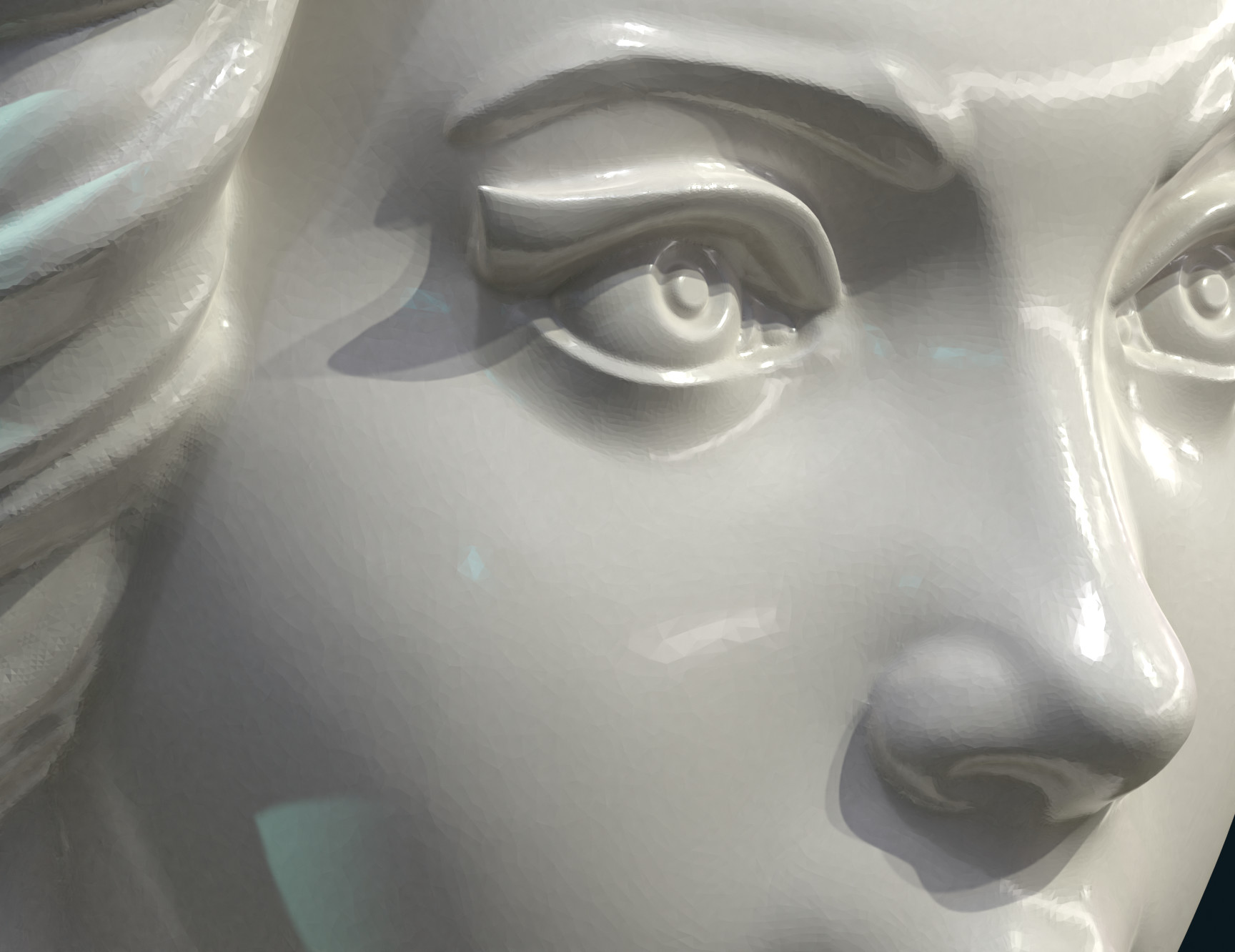 ArtStation - Female woman Face Mascaron | Resources