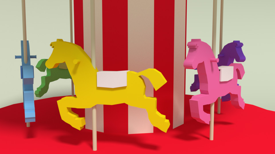 ArtStation - Loading 3D Model Loading 3D model Low Poly Cartoon ...