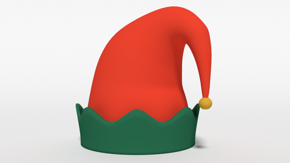 ArtStation - Cartoon Elf Hat | Resources