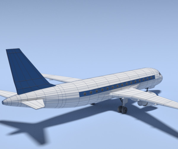 ArtStation - Low Poly Cartoon Airbus A320 Airplane | Resources