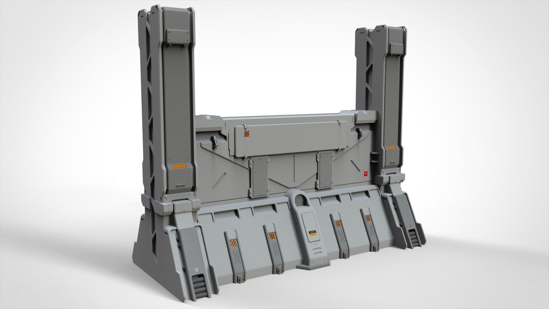 ArtStation - sci-fi Wall 2 | Resources