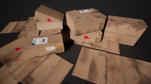ArtStation - High Quality Cardboard Box | Resources
