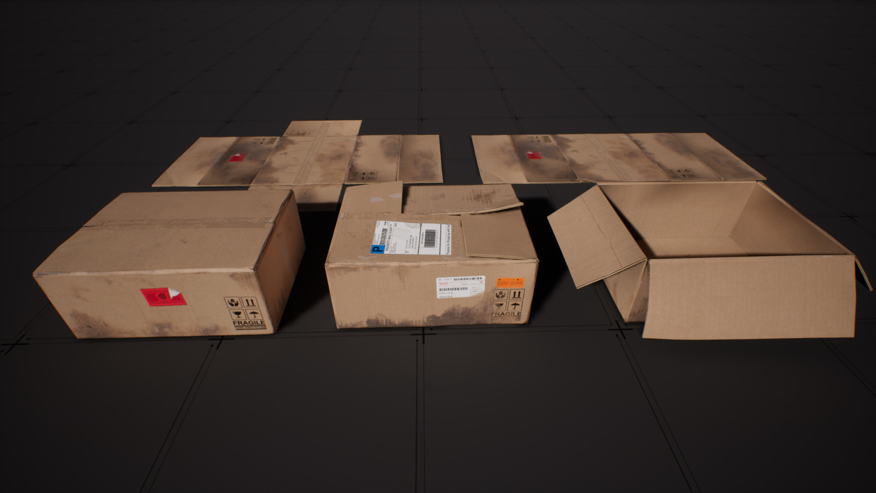 ArtStation - High Quality Cardboard Box | Resources