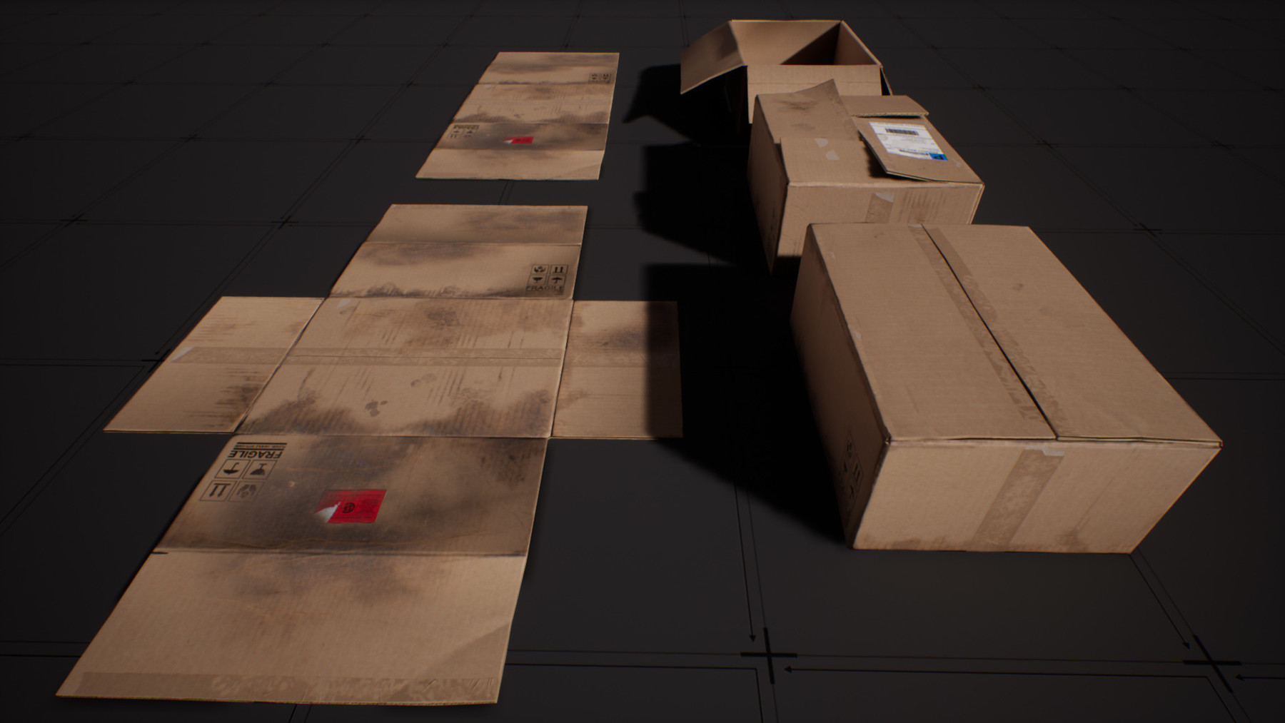 ArtStation - High Quality Cardboard Box | Resources