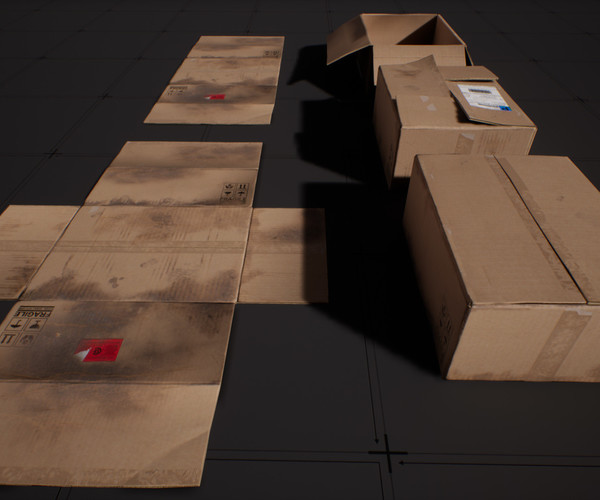 ArtStation - High Quality Cardboard Box | Resources