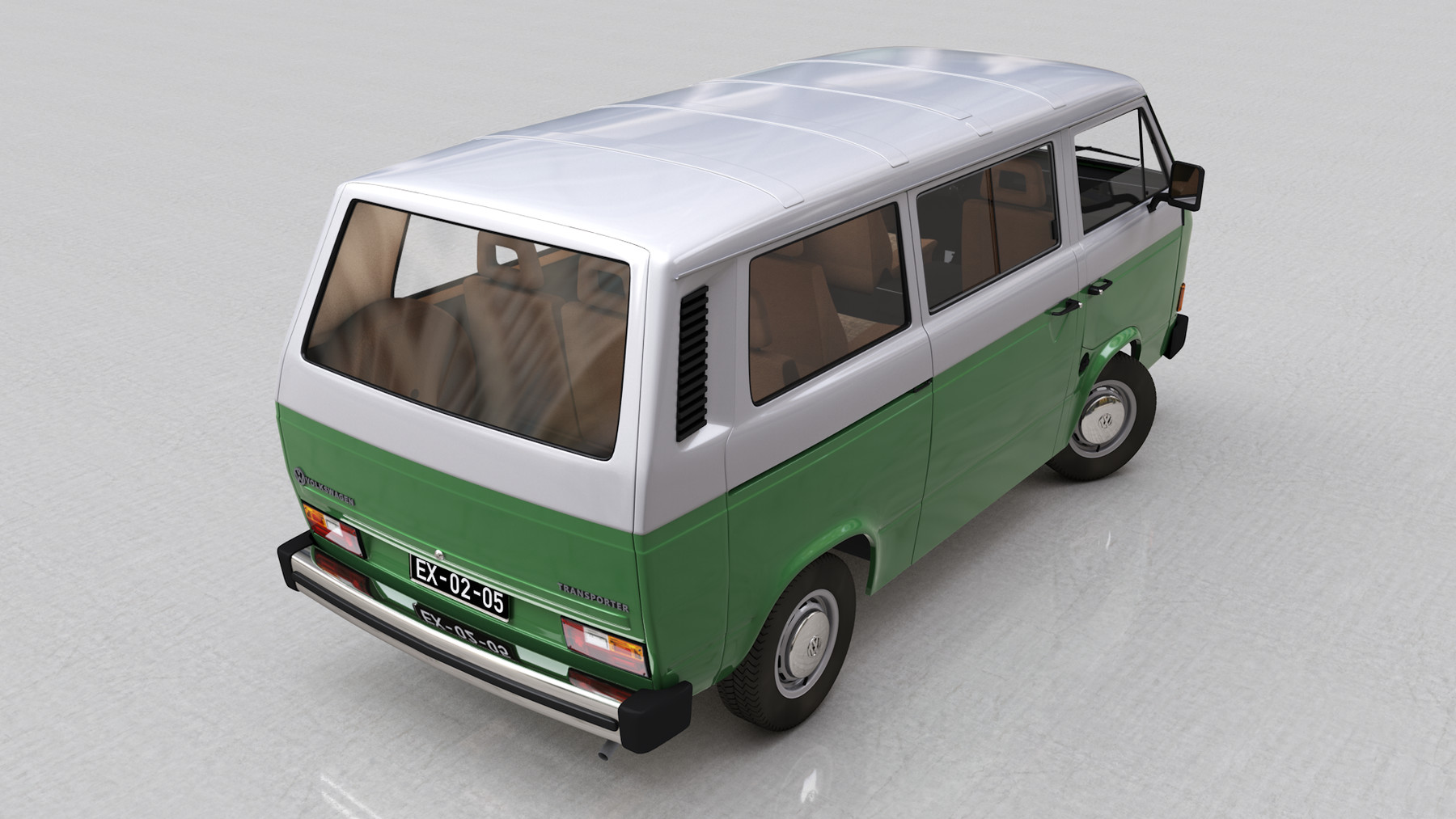 ArtStation - VOLKSWAGEN T3 TRANSPORTER CARAVELLE 1982 | Resources