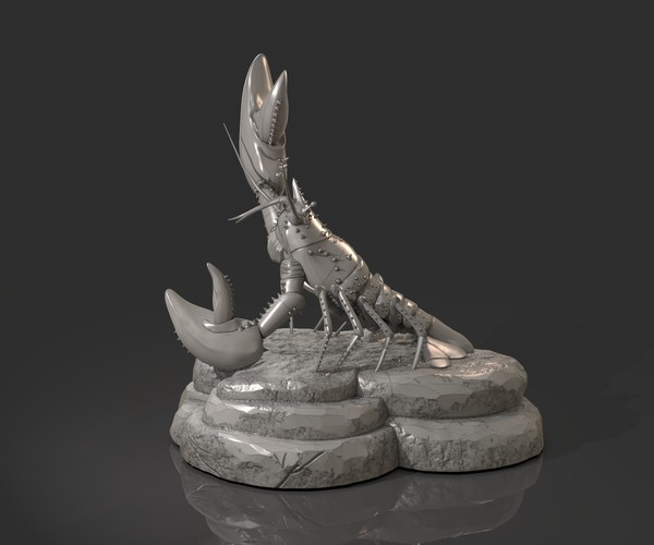 ArtStation - Lobster ready for 3D Print | Resources