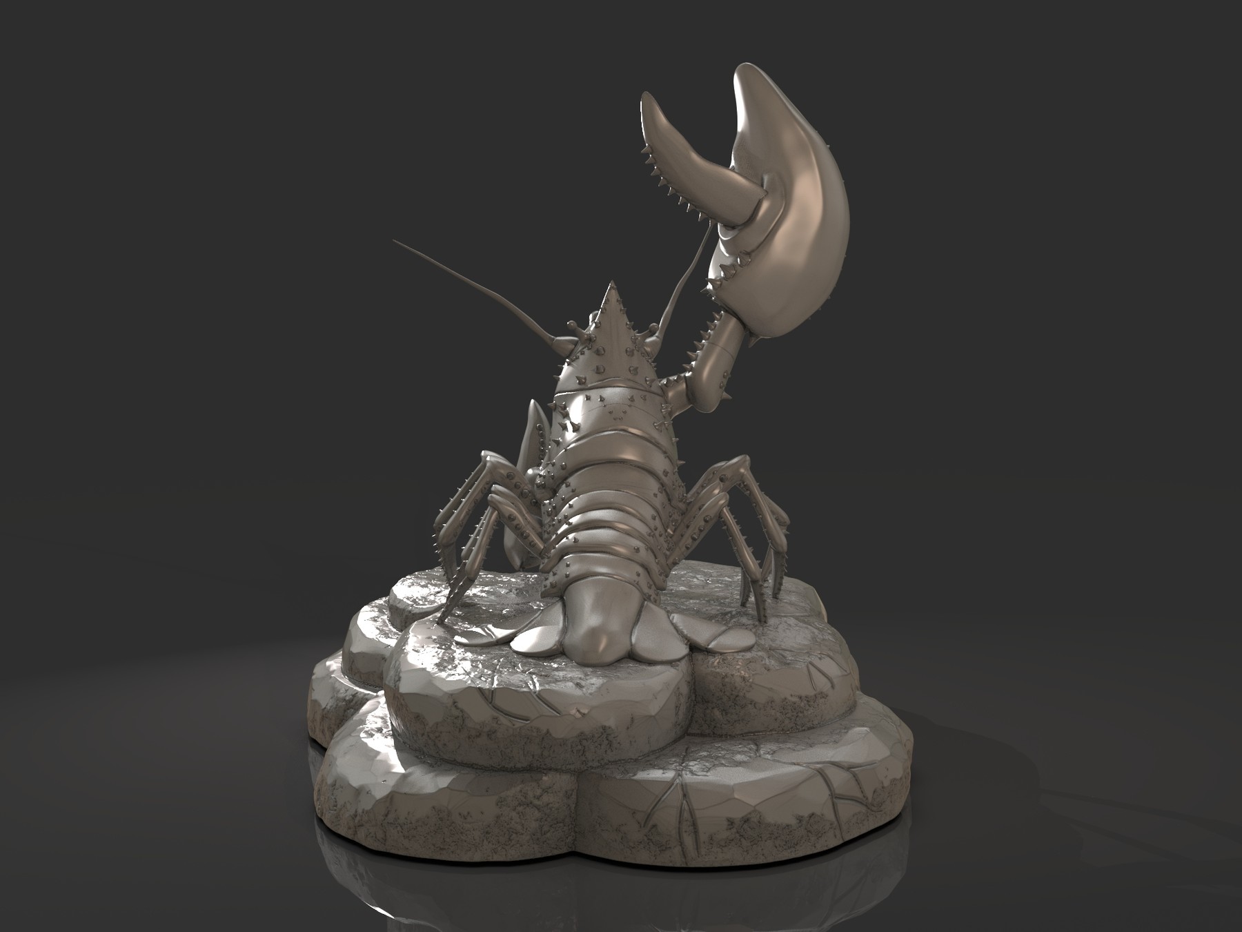 ArtStation - Lobster ready for 3D Print | Resources