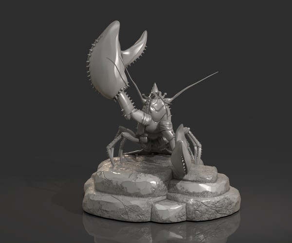 ArtStation - Lobster ready for 3D Print | Resources
