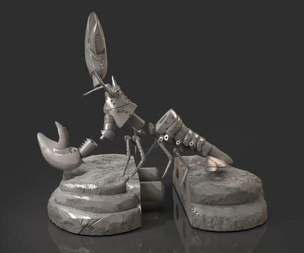 ArtStation - Lobster ready for 3D Print | Resources